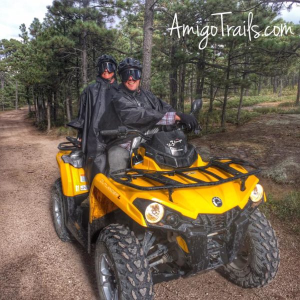 ATV in the rain | The 3 Amigos Private Copper Canyon Tours & Adventures